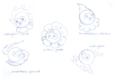 Fakemon New Castform Forms By Rubii16 On Deviantart