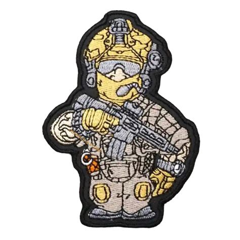 Tactical Operator Embroidery Velcro Backed Morale Patch Defence Q Store