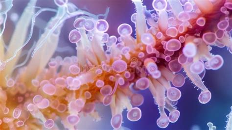 A Magnified View Of A Root Tip With Actively Dividing Cells And