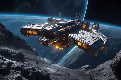 Premium Photo Asteroid Mining Operation