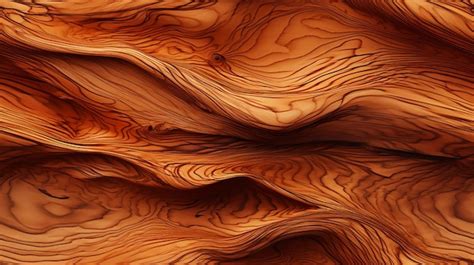 Premium Ai Image Seamless Wood Grain Pattern
