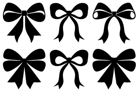Bow Svg Bow Collection Bow Silhouette Graphic By Cuttinglab