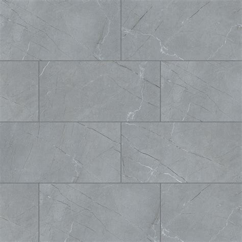 Msi Aylana Gris 12 In X 24 In Matte Gray Porcelain Floor And Wall