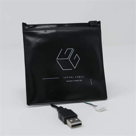 Lethal Cable For Razer Viper 8k With Rubber Adapter Lethal Gaming Gear