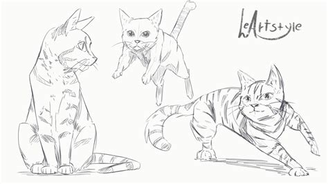Artstation Cats Sketch