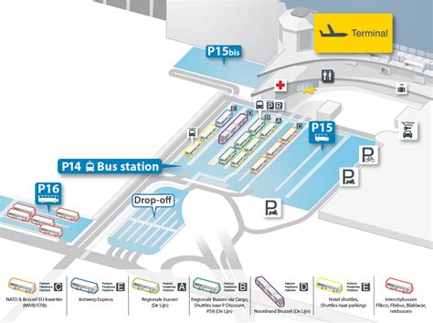 Plan Brussels Airport Plan Aéroport Bruxelles Bruxx