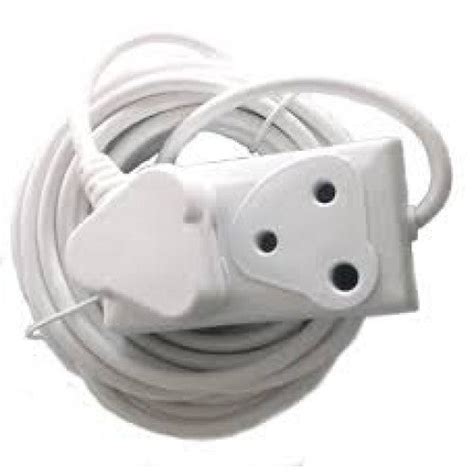 220v 15m Extension Cord With Two Way Multi Plug Electromann Sa