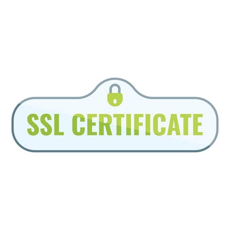 Data Ssl Certificate Icon Cartoon Style 14342804 Vector Art At Vecteezy