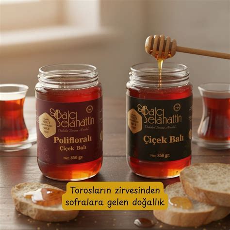 Ödüllü Bal Paketi 2li Polifloralı Çiçek Balı 850g Doğal Çiçek Balı 850g Paris Altın