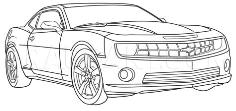 How To Draw A Camaro Ss