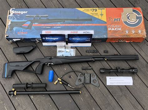 Stoeger Xm1 S4 Suppressor 22 Caliber Pcp Air Rifle Combo With Scope