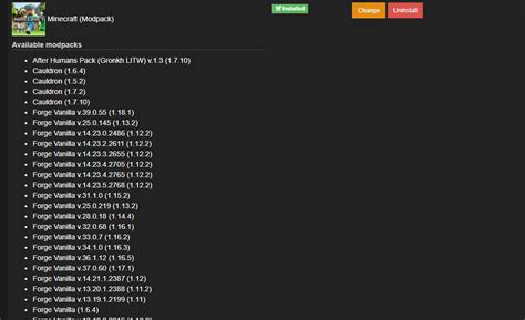 Mismatched Mod Channel List Server Support And Administration Support Minecraft Forum