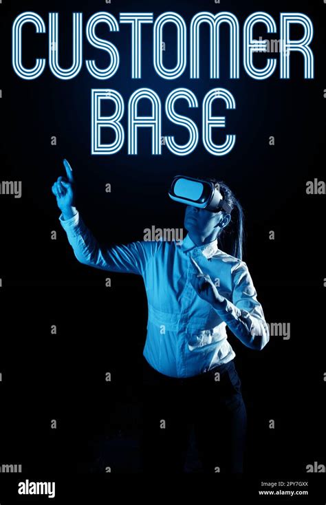 Handwriting Text Customer Base Word Written On Encourage Customers To Buy Your Brand Stock