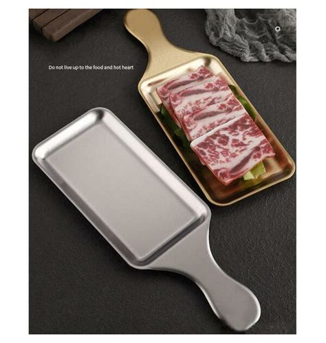 생선구이 담기좋은 캠핑용 긴 스텐접시 2종 오토캠핑 캠핑그릇 티몬