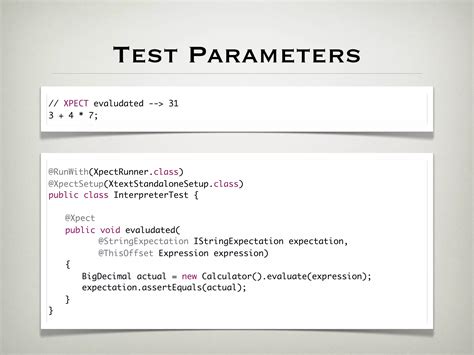 executable specifications for xtext ppt