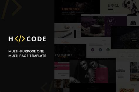 H Code Multi Purpose One Multi Page Template ThemeZaa