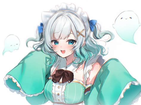Mint Fantome Indie Virtual Youtuber Drawn By Maruccy Danbooru