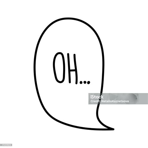 손으로 그린 낙서 스타일의 메시지와 카드 포스터 스티커 및 전문적인 디자인을 위한 거품 요소 일러스트레이션 개념에 대한 스톡 벡터 아트 및 기타 이미지 Istock