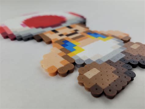 Toad Pixel Art Perler Beads Toad Etsy