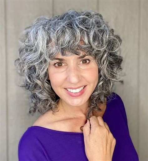 16 Ways To Pair Bangs With Grey Hair For A Trendy Look Hairstylecamp