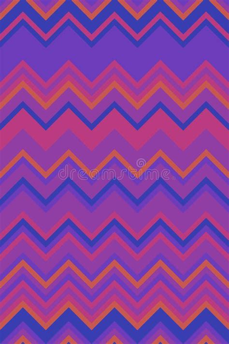 Colorful Herringbone Chevron Texture Zigzag Pattern Abstract Geometric