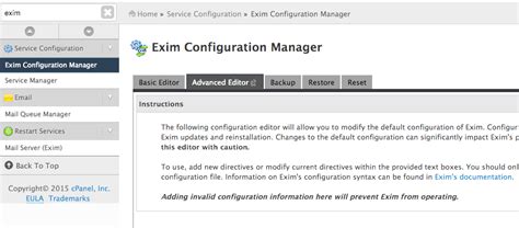 Set Up SMTP Relay With CPanel Snel Com
