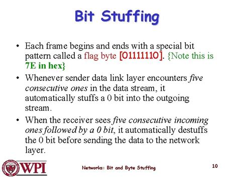 Bit And Byte Stuffing Networks Bit And Byte