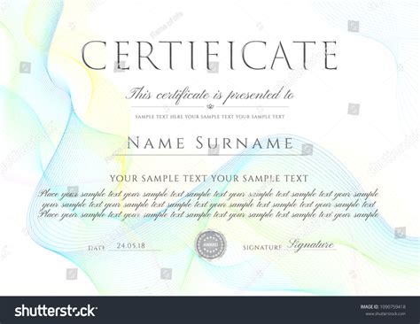 Editable Certificate Template