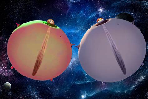 Inflated Serena And Delphox In Space By Solosergiohd1 On Deviantart