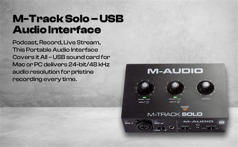 M Audio M Track Duo USB Audio Interface For Recording Streaming And Podcasting With Dual XLR