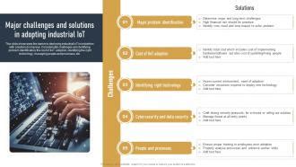 Major Challenges And Solutions In Adopting Industrial IOT Impact Of IOT On Various Industries