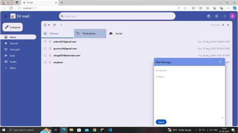 Codeclause Internship Webdevelopment Svmail Javascript React Nodejs Nodemailer