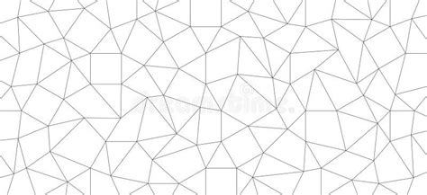 Abstract Black White Lines Geometric Triangle Tile Background Polygon