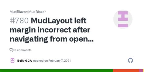 Mudlayout Left Margin Incorrect After Navigating From Open Drawer · Issue 780 · Mudblazor