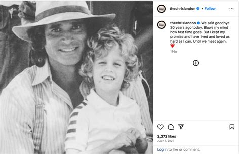 Michael Landons Son Cared For His Father During Cancer Battle Now He