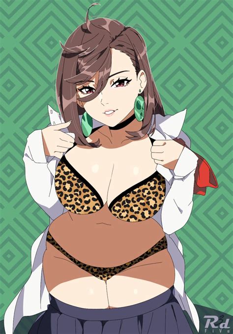 Rule 34 1girls Ayase Momo Bra Breasts Choker Cleavage Dandadan Gyaru Leopard Print Leopard