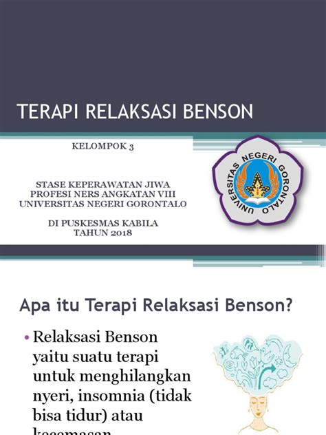 Terapi Relaksasi Benson Pdf