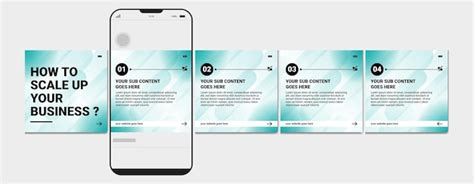 Vetores E Ilustrações De Linkedin Carousel Mockup Para Download