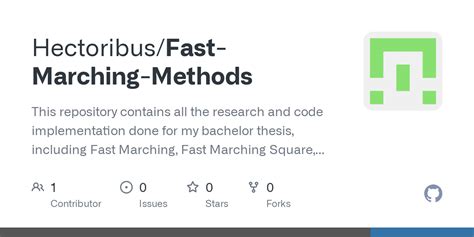 Github Hectoribusfast Marching Methods This Repository Contains All