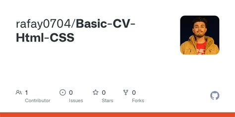 Github Rafay0704basic Cv Html Css