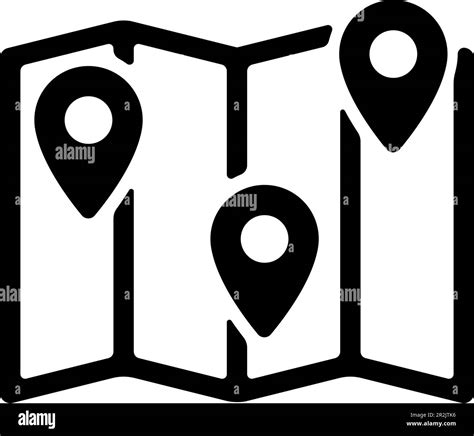 Map Travel Destination Vector Icon Illustration Stock Vector Image And Art Alamy