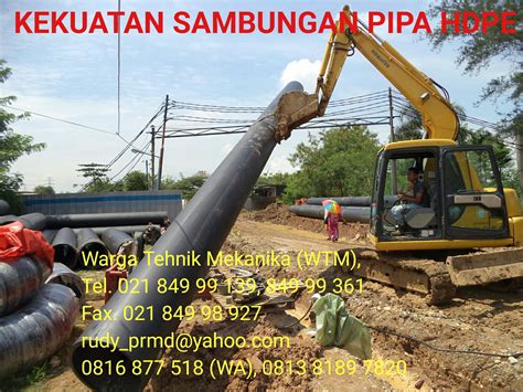 Kekuatan Sambungan Pipa HDPE WARGA TEHNIK MEKANIKA