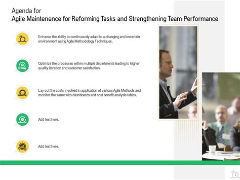 Agile Maintenance For Reforming Tasks And Strengthening Team Performance Complete Deck