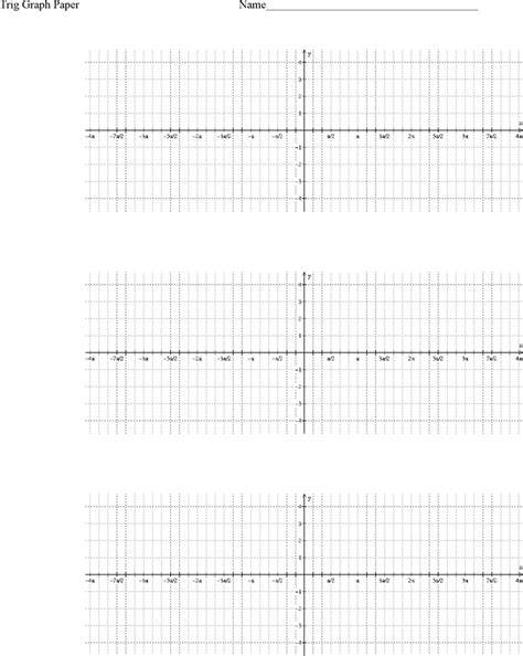 Trig Graph Paper Template Free Download Speedy Template