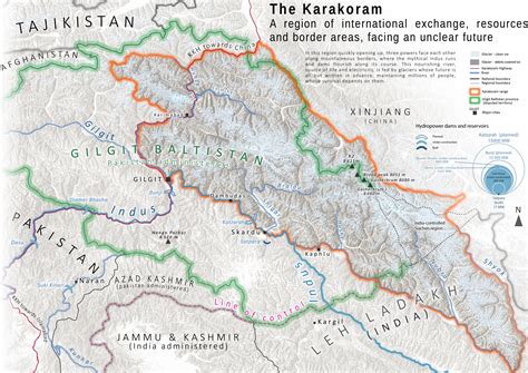 Gasherbrum Map Geological Map Of The Upper Baltoro Glacier And K2