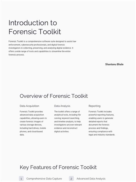 Introduction To Forensic Toolkit Ftk Pdf Digital Forensics Security