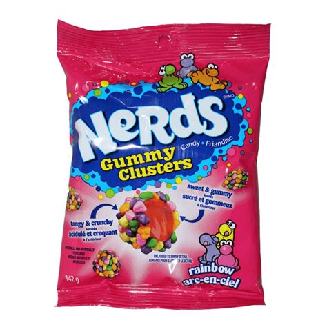 Nerds Gummy Clusters Peg Bag 142g Montreal Based Exotic Snacks Chocolate And Candy