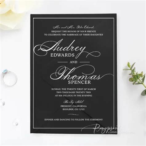 Acrylic Wedding Invitations Plexiglass Invitations Rosy Prints