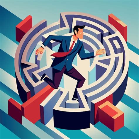 Premium Vector Business Trouble Difficulty Or Challenge Solving Hard Or Complex Problem