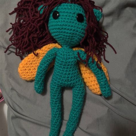 Bug Sprite Crochet Pattern Fantasy Winged Doll Pdf Pattern Etsy